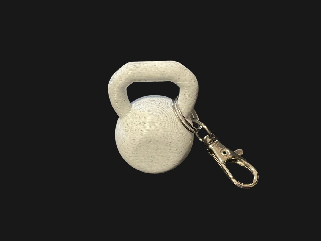 Handmade Kettlebell Keychain, Weightlifting Crossfit Keychain, Gift for ...