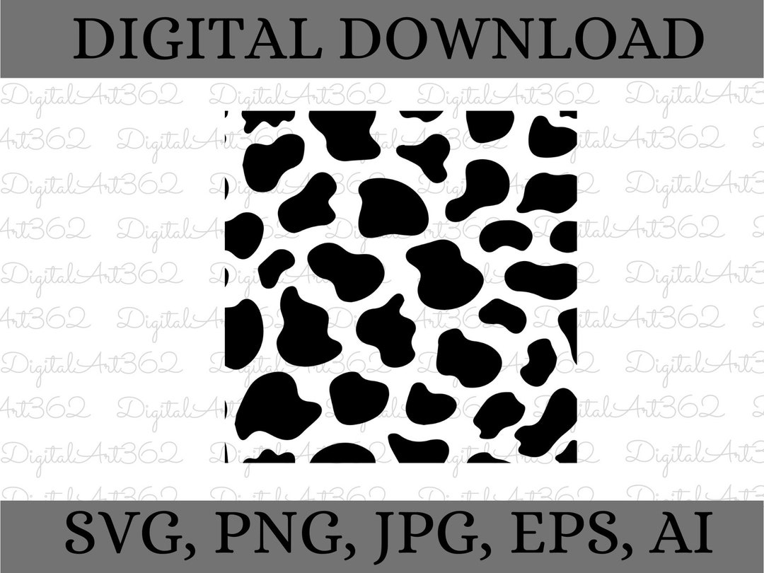 COW Pattern SVG COW Pattern Cut Files for Cricut Cow - Etsy