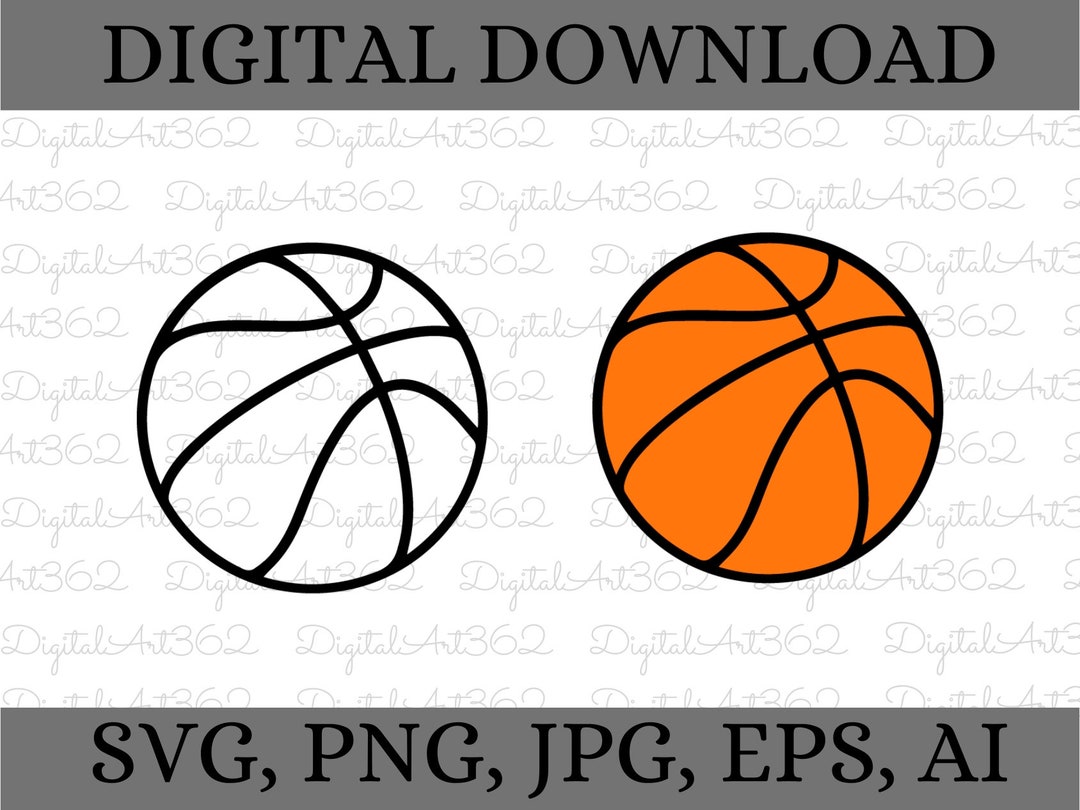 Basketball SVG Files Basketball Cut Files Basketball - Etsy