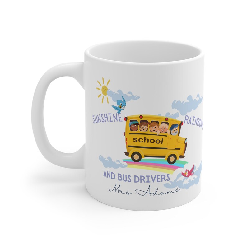 Personalized Mug for Bus Drivers, School Bus Drivers Appreciation Gift ...