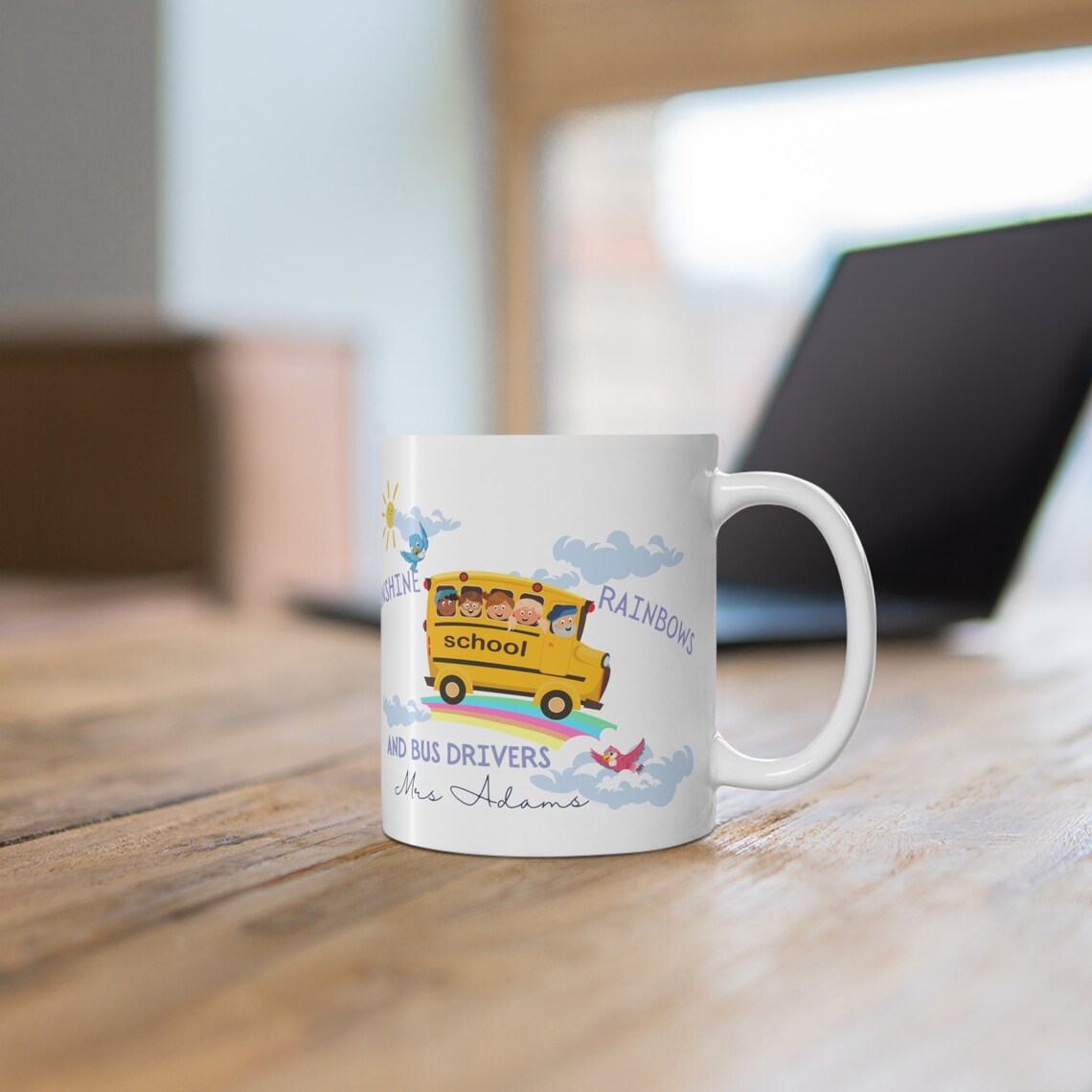 Personalized Mug for Bus Drivers, School Bus Drivers Appreciation Gift ...