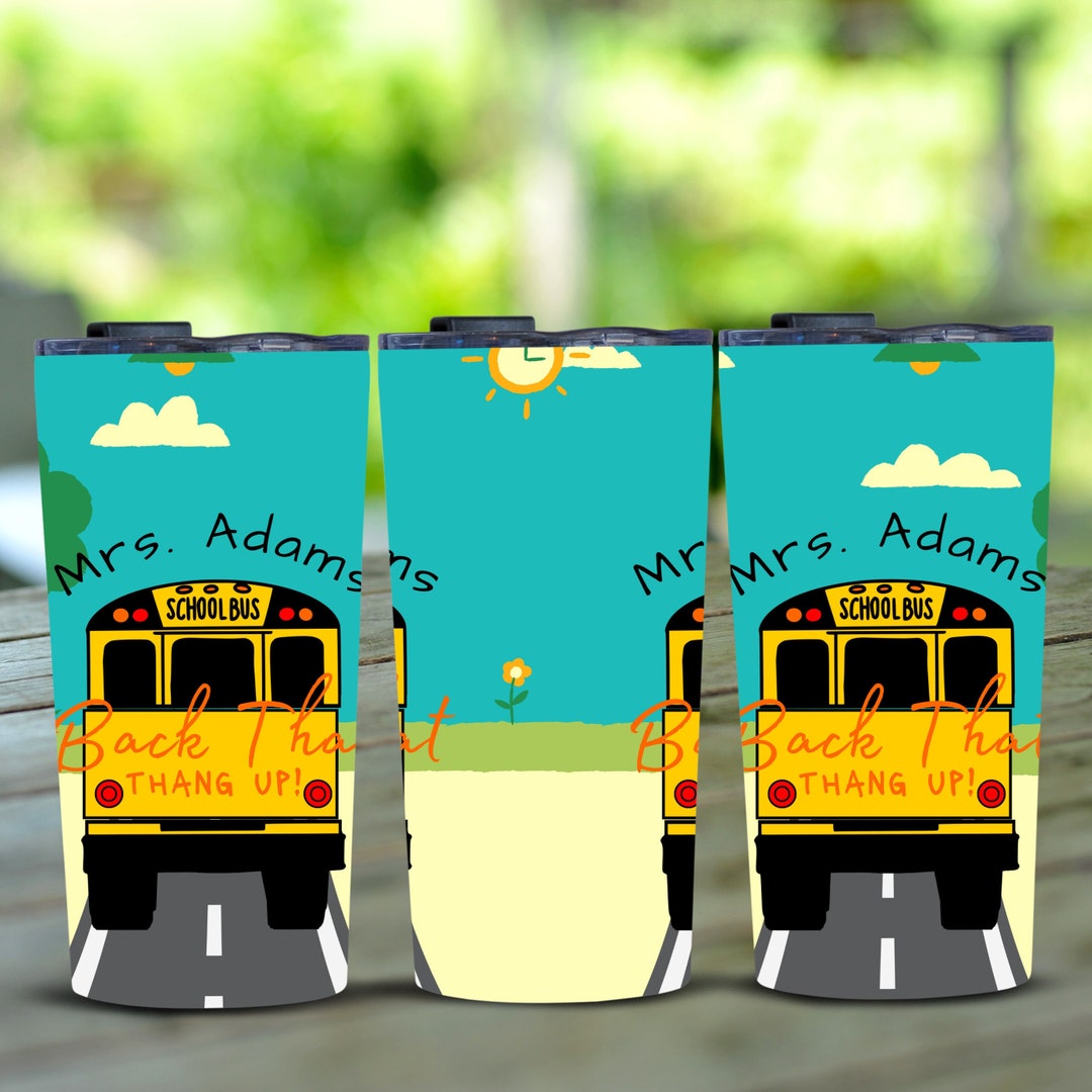 Personalized School Bus Driver Gift, Bus Driver Travel Mug, 20 Oz ...