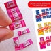 Mini Biscuit Candy Bar Set 36 Pieces Miniature Choco Set Template ...