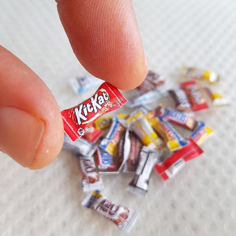 28 Pieces Miniature Candy Bars Template PRINTABLE File DOWNLOAD Digital ...