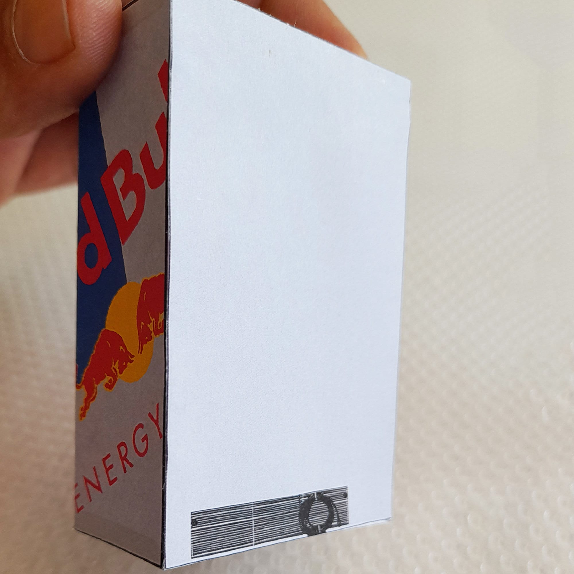 Miniature Red Bull Vending Machine & Drink Box Template (digital ...
