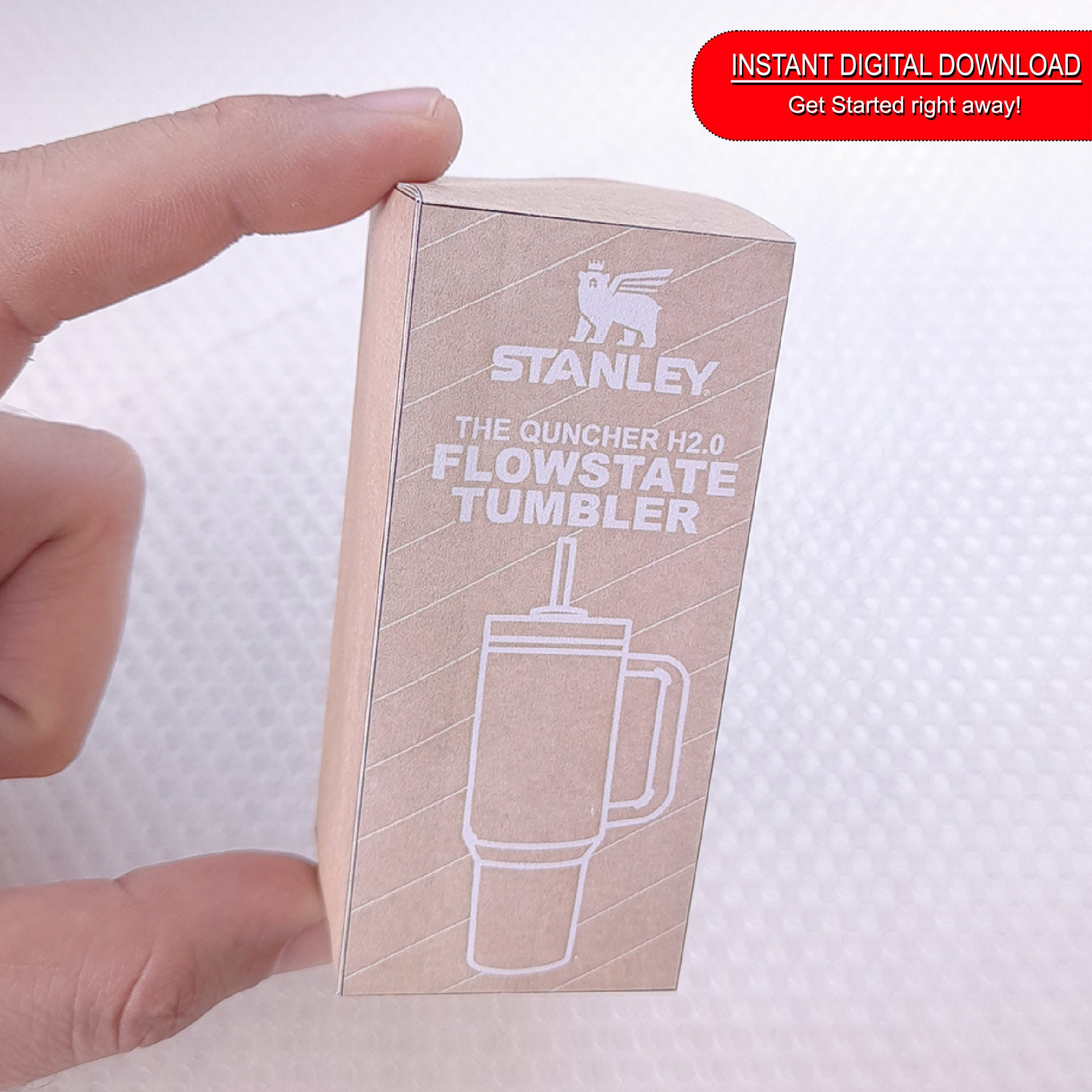 Mini Stanley Box Template Digital Download File Printable Miniatures ...