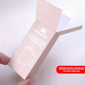 Mini Stanley Box Template - Digital Download File Printable Miniatures ...