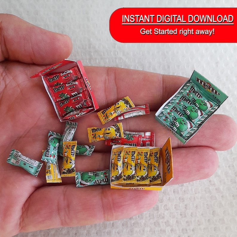 39 Pieces Miniature Chocolate Candy Set Mini Groceries Candies ...