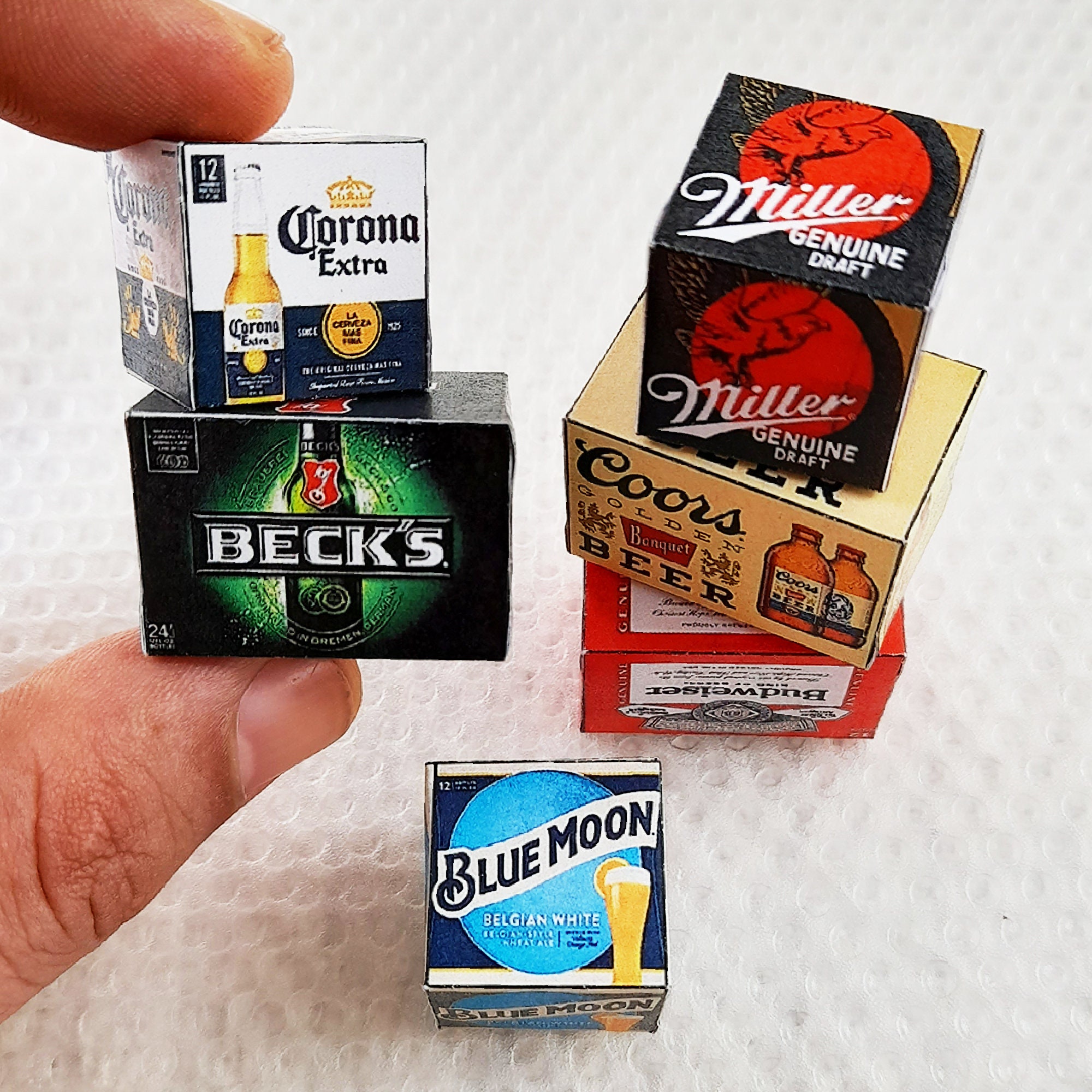 Miniature Drink Box Set: 6 Printable Grocery Boxes (digital File) - Etsy