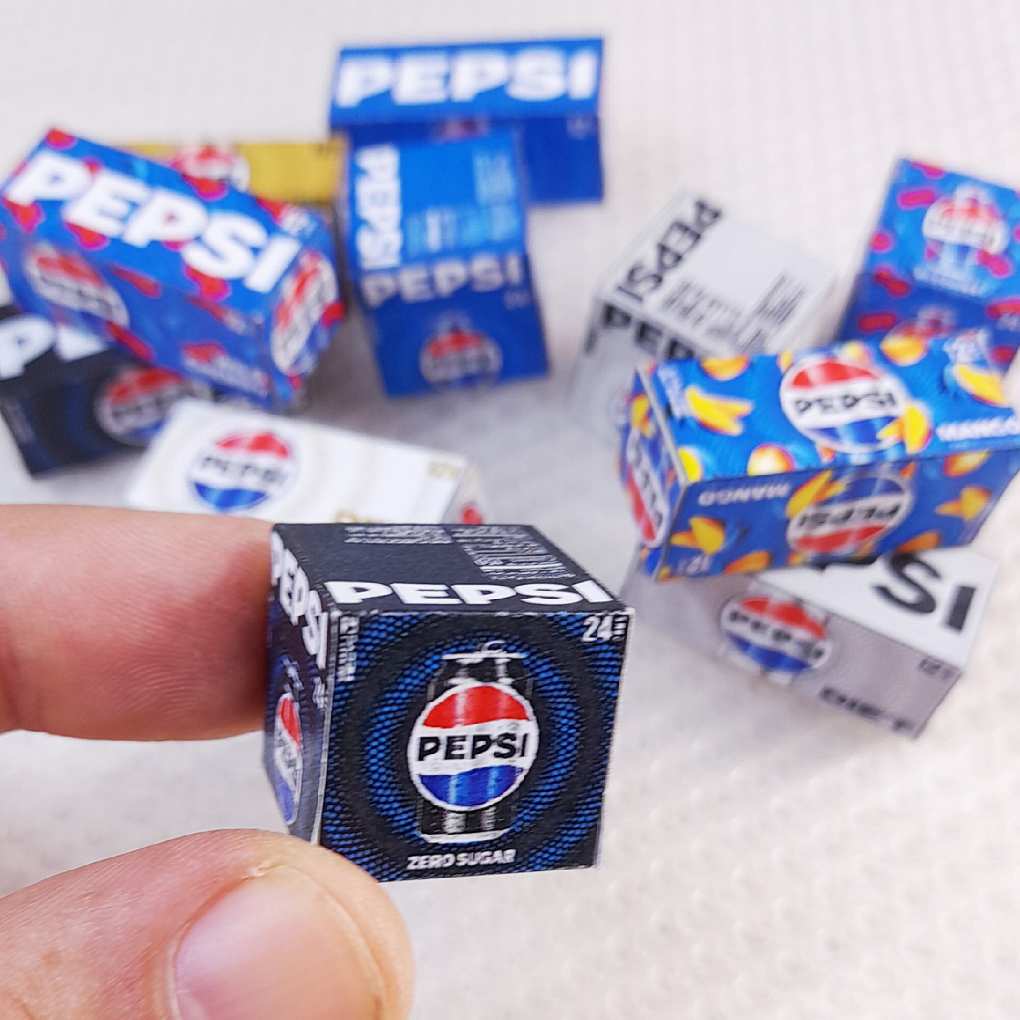 Mini Pepsi Box Set: 11 Style Miniature Drink Box Template (digital File ...