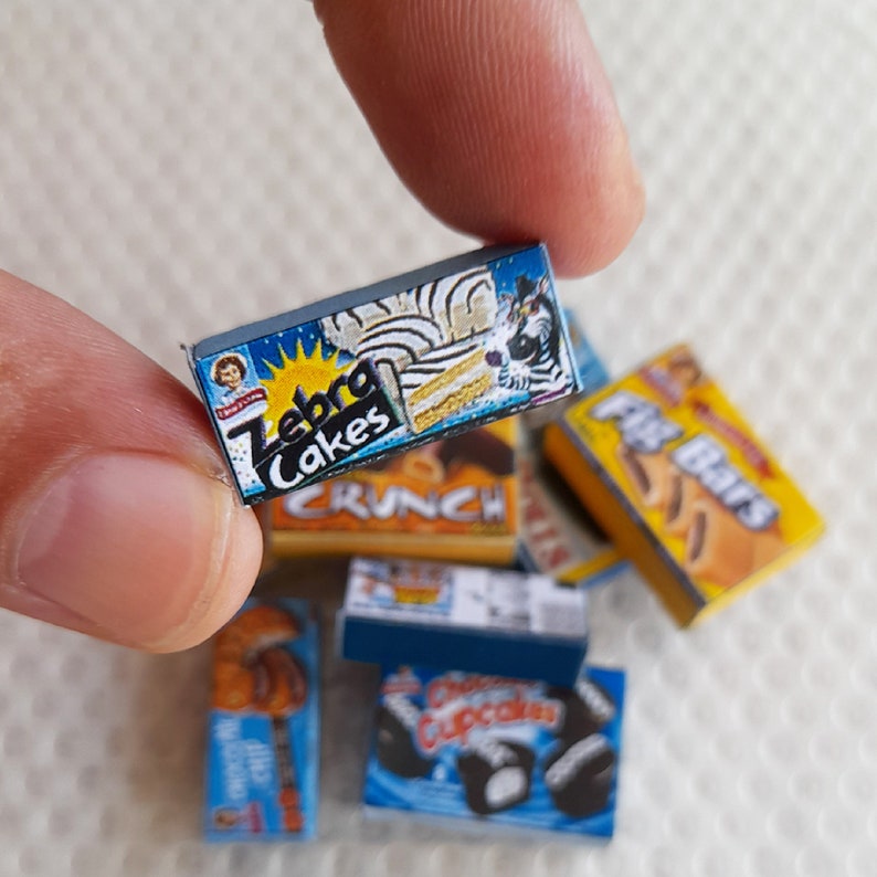 8 Pieces Miniature Food Grocery Items Digital Download Printable ...