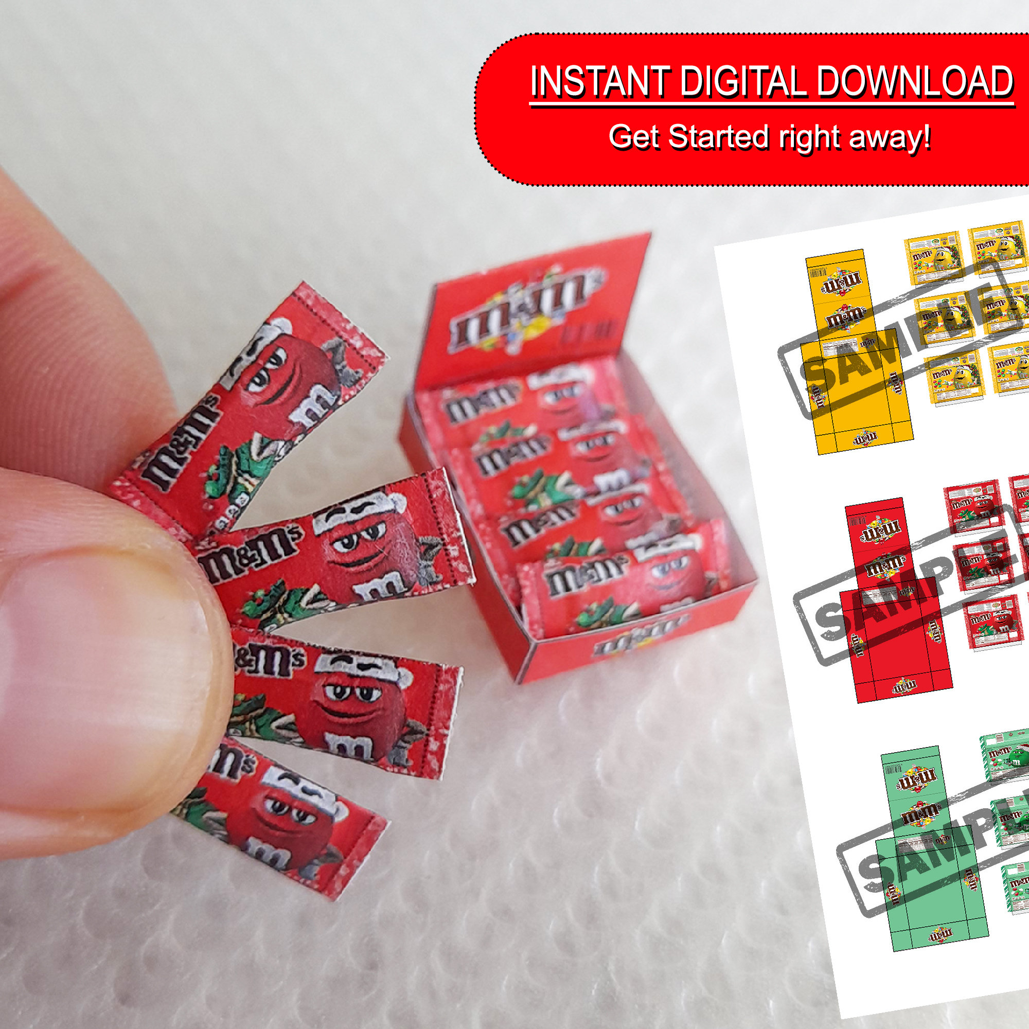 39 Pieces Miniature Chocolate Candy Set Mini Groceries Candies ...