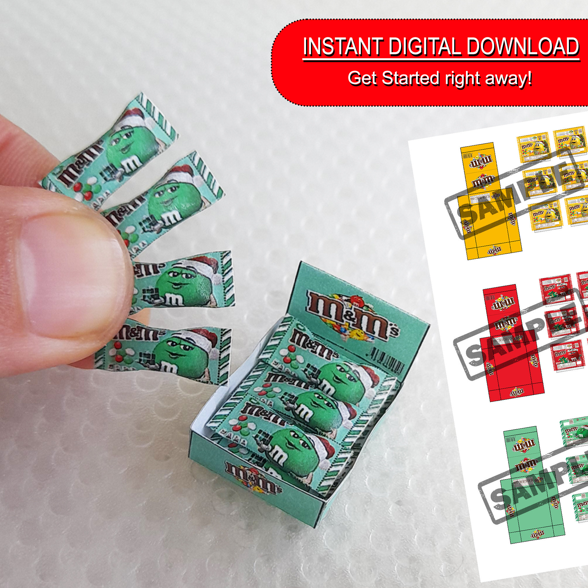 39 Pieces Miniature Chocolate Candy Set Mini Groceries Candies ...