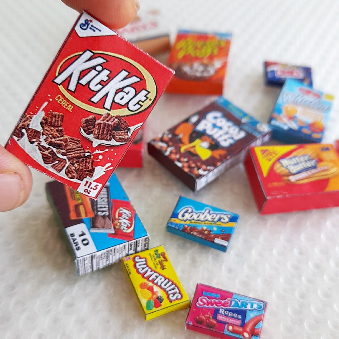 14 Style Miniature Food & Cereal and Snack Box PRINTABLE File - Etsy