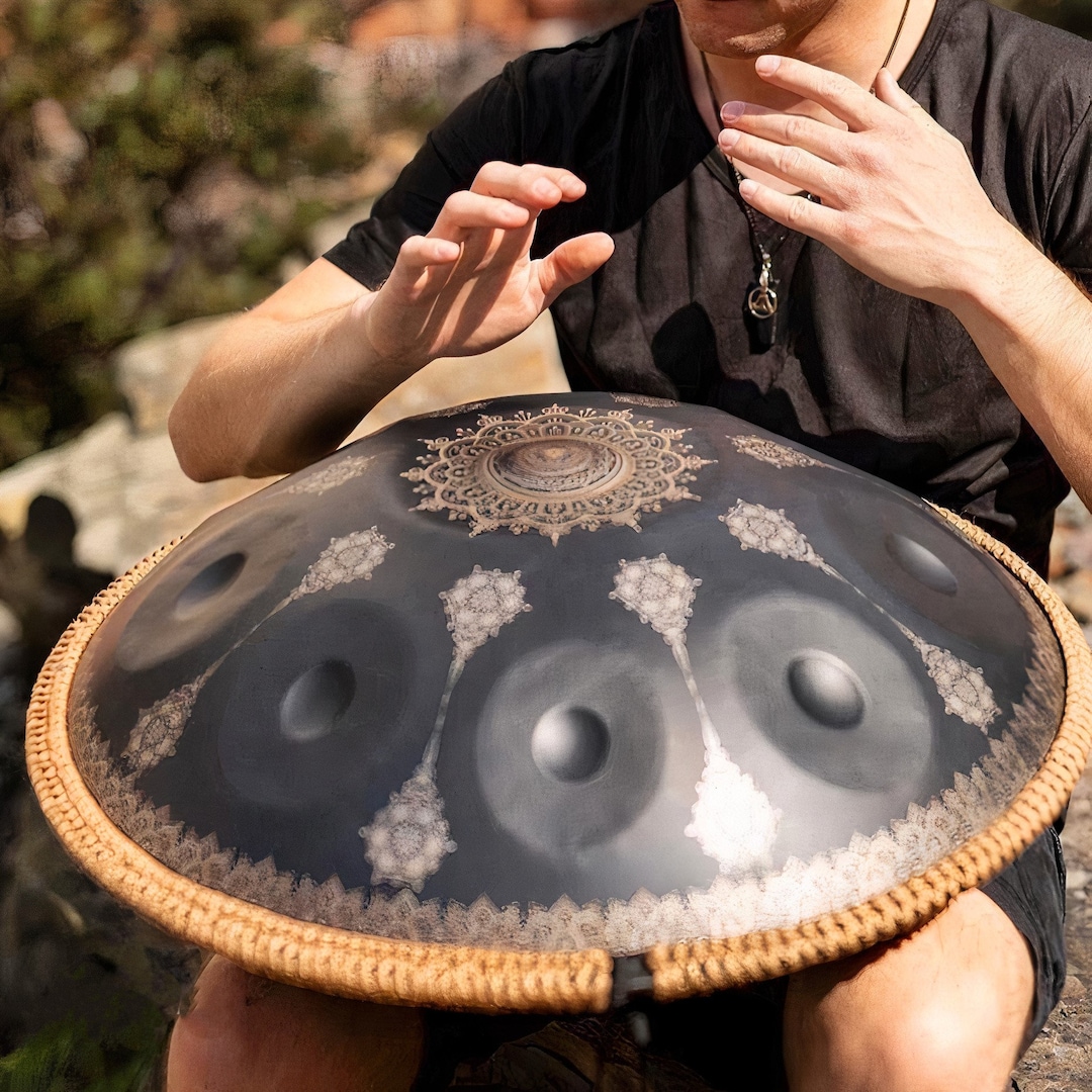 Mandala Handpan Drum 9 Notes Stainless Steel - Etsy