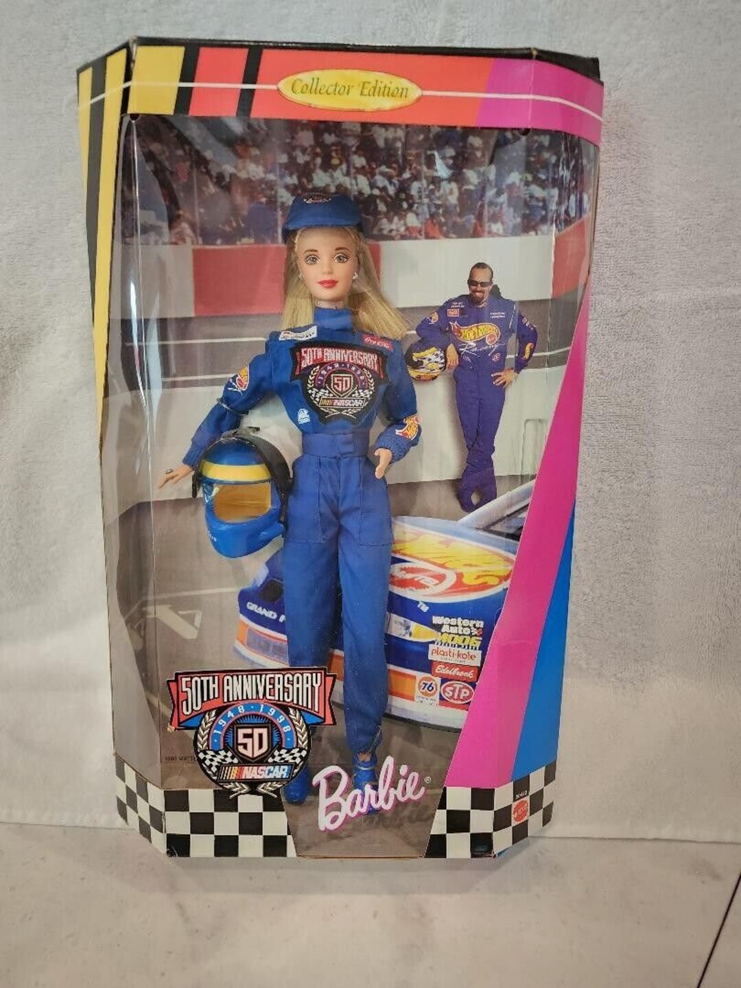 Barbie Vintage 50th Anniversary NASCAR Barbie Doll - Etsy