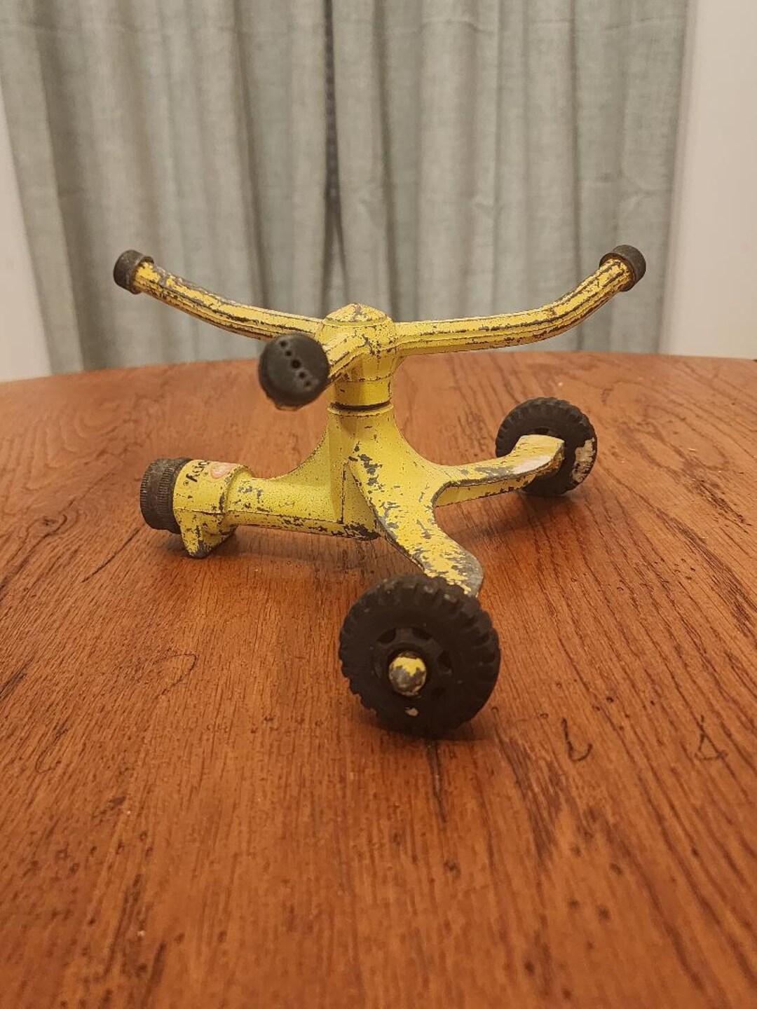 Vintage Nelson Poppy Rotating Sprinkler Metal 3 Arm Yellow - Etsy