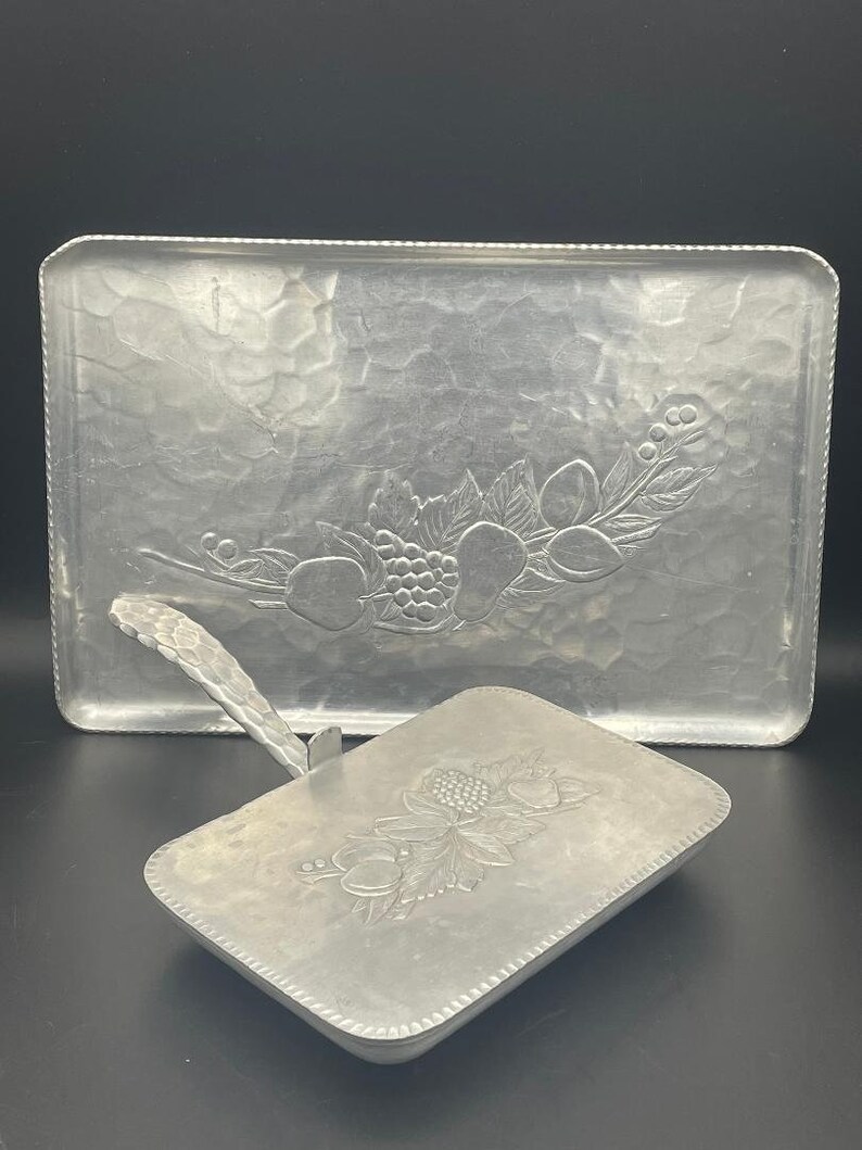 Everlast Hand Forged Butler Crumb Catcher and Serving Tray - Etsy