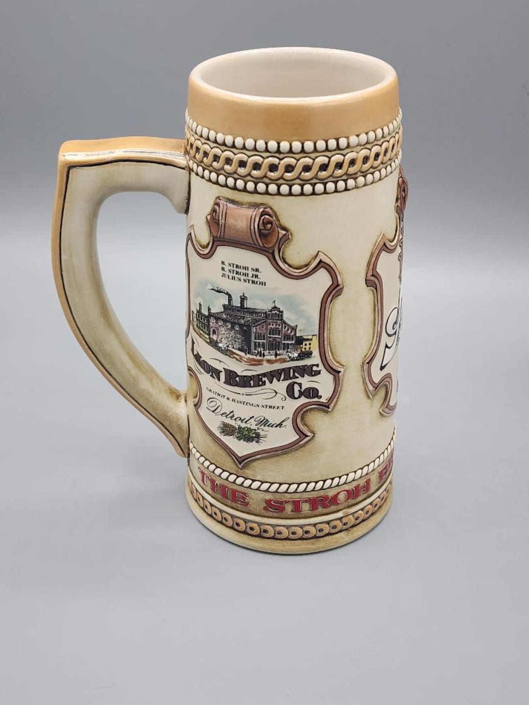 Stroh's Brewery Company Stein Beer Mug Heritage Series 111 - Etsy