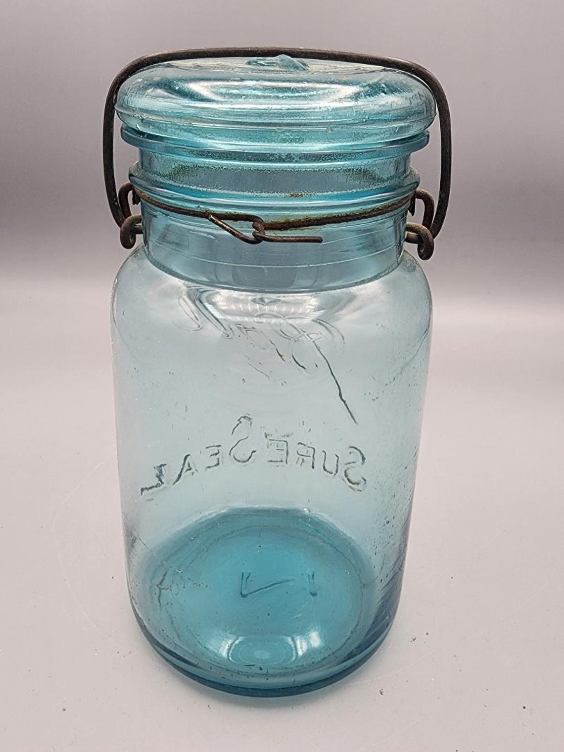 Antique Ball Sure Seal Quart Jar #7 1910 - 1923 - Etsy