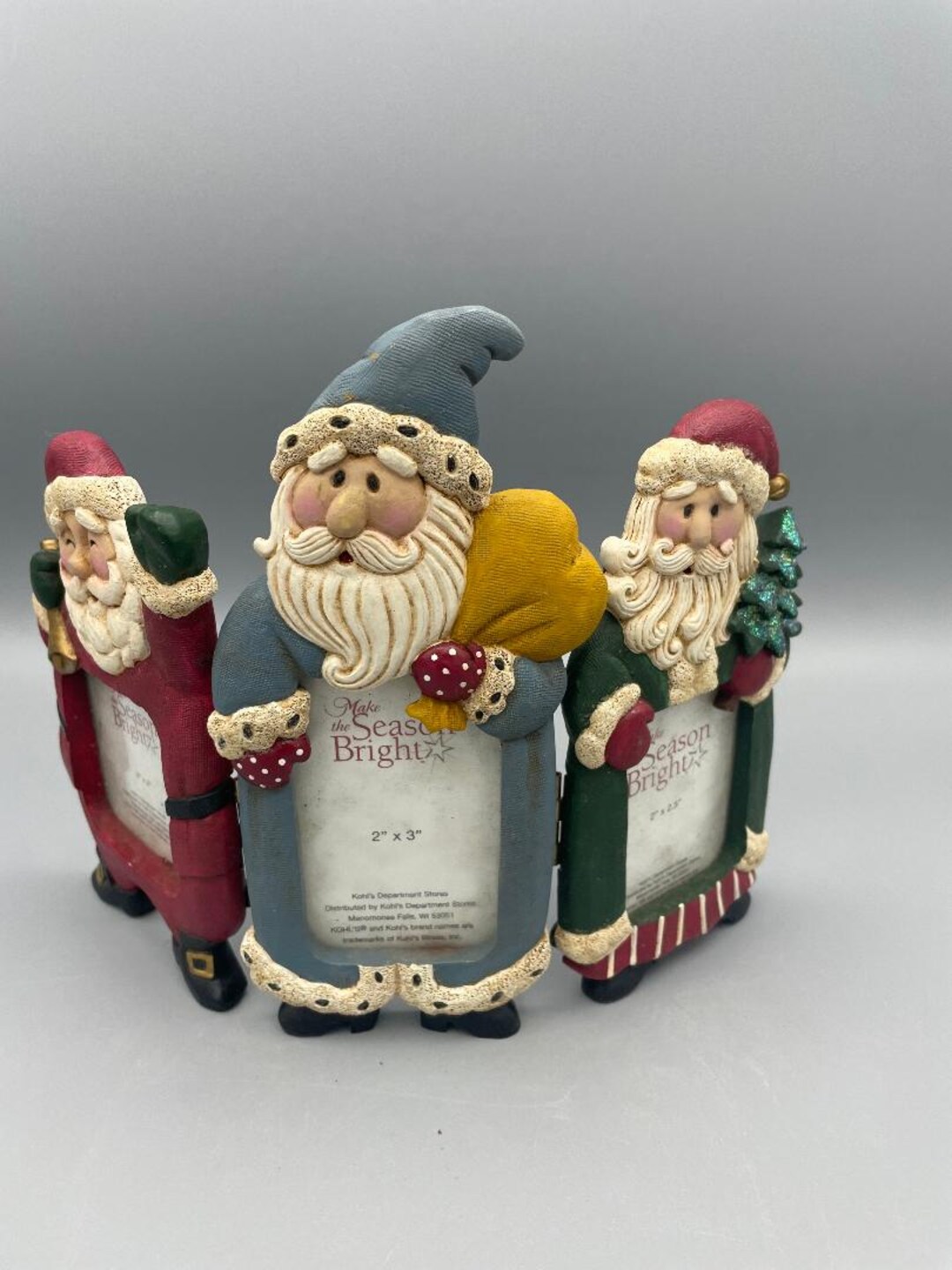 Make the Season Bright 3 Santa Picture Frame - Etsy