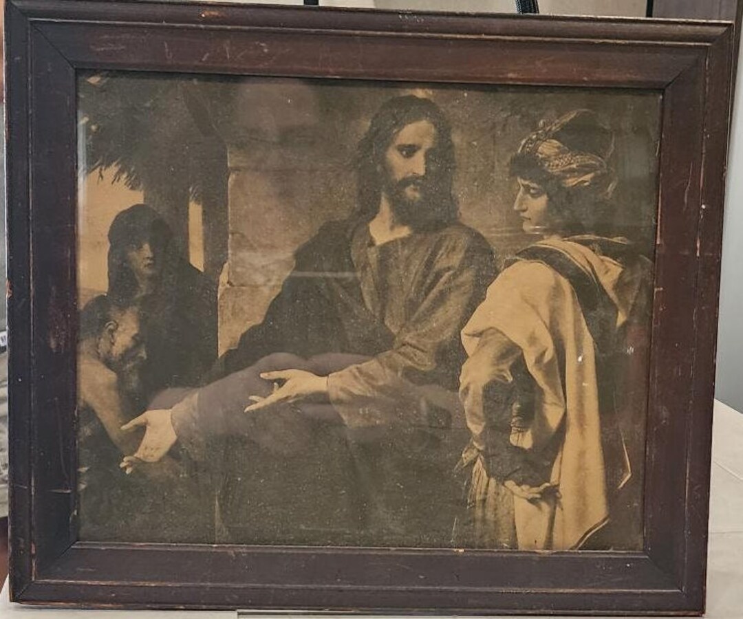 Christ & the Rich Young Ruler-vintage - Etsy