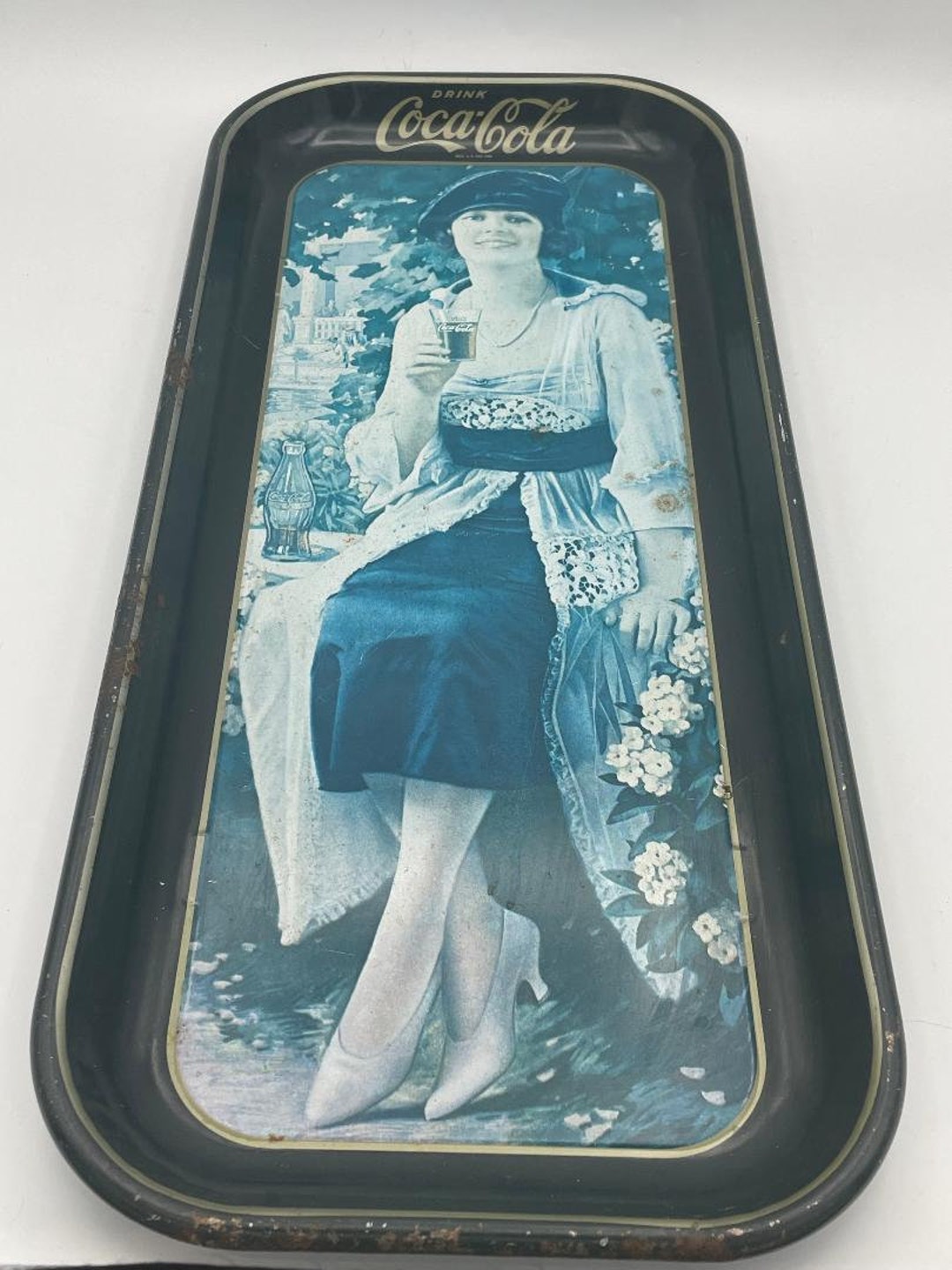 Coca Cola "young Lady of 1921" Advertising Produced in 1973 - Etsy