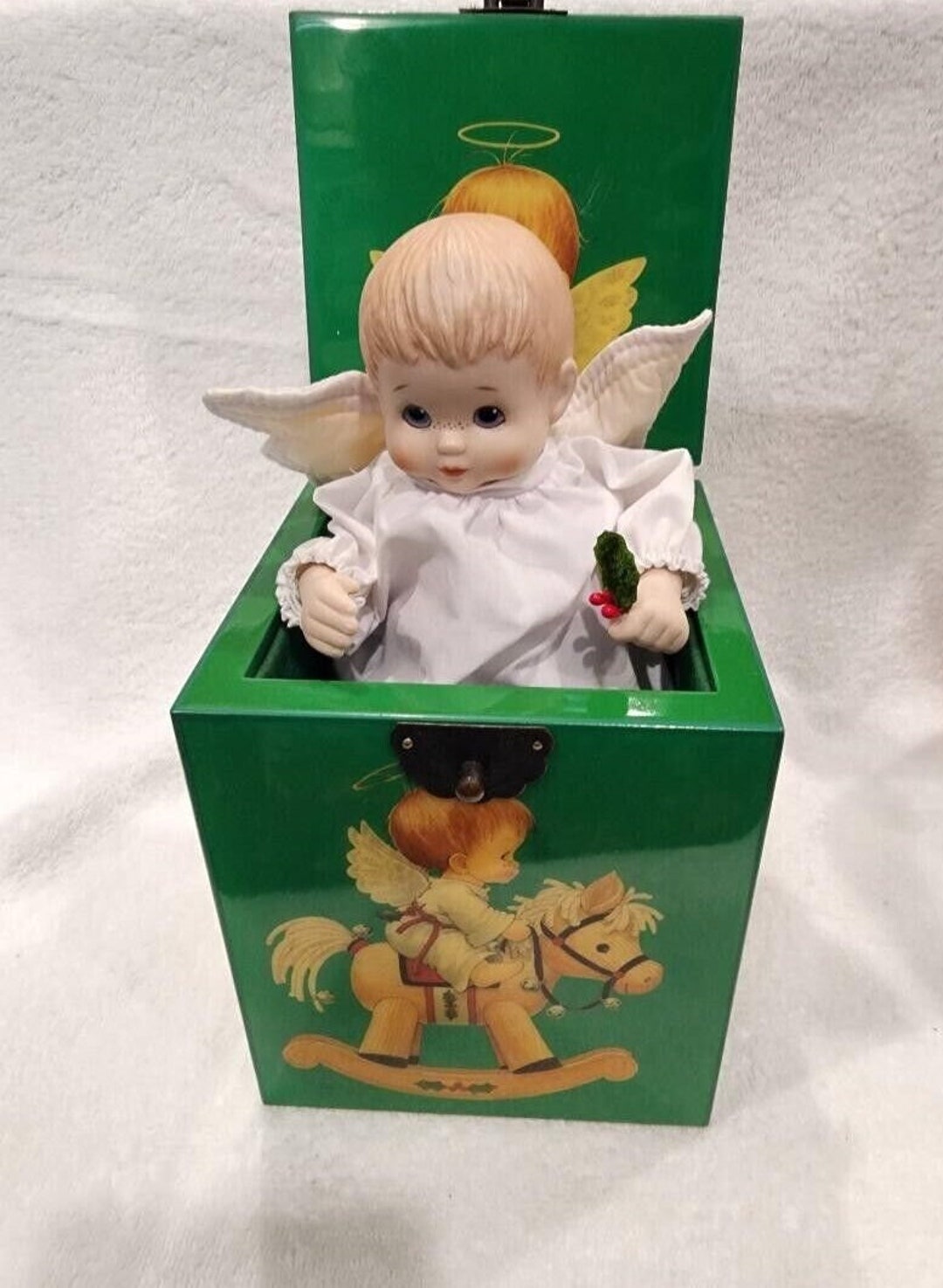 Enesco Christmas Joy Musical Jack in the Box-morehead RARE FIND 1987 - Etsy