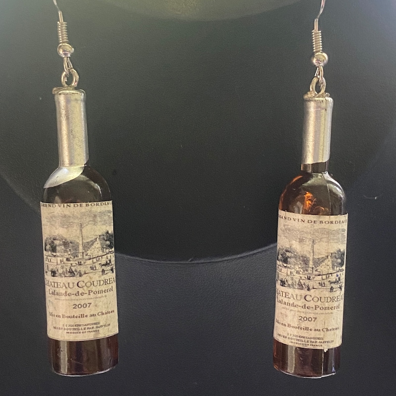 Wine Bottle Earrings - Etsy