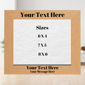 Personalised Engraved Photo Frame, Personalised Photo Frame Laser ...