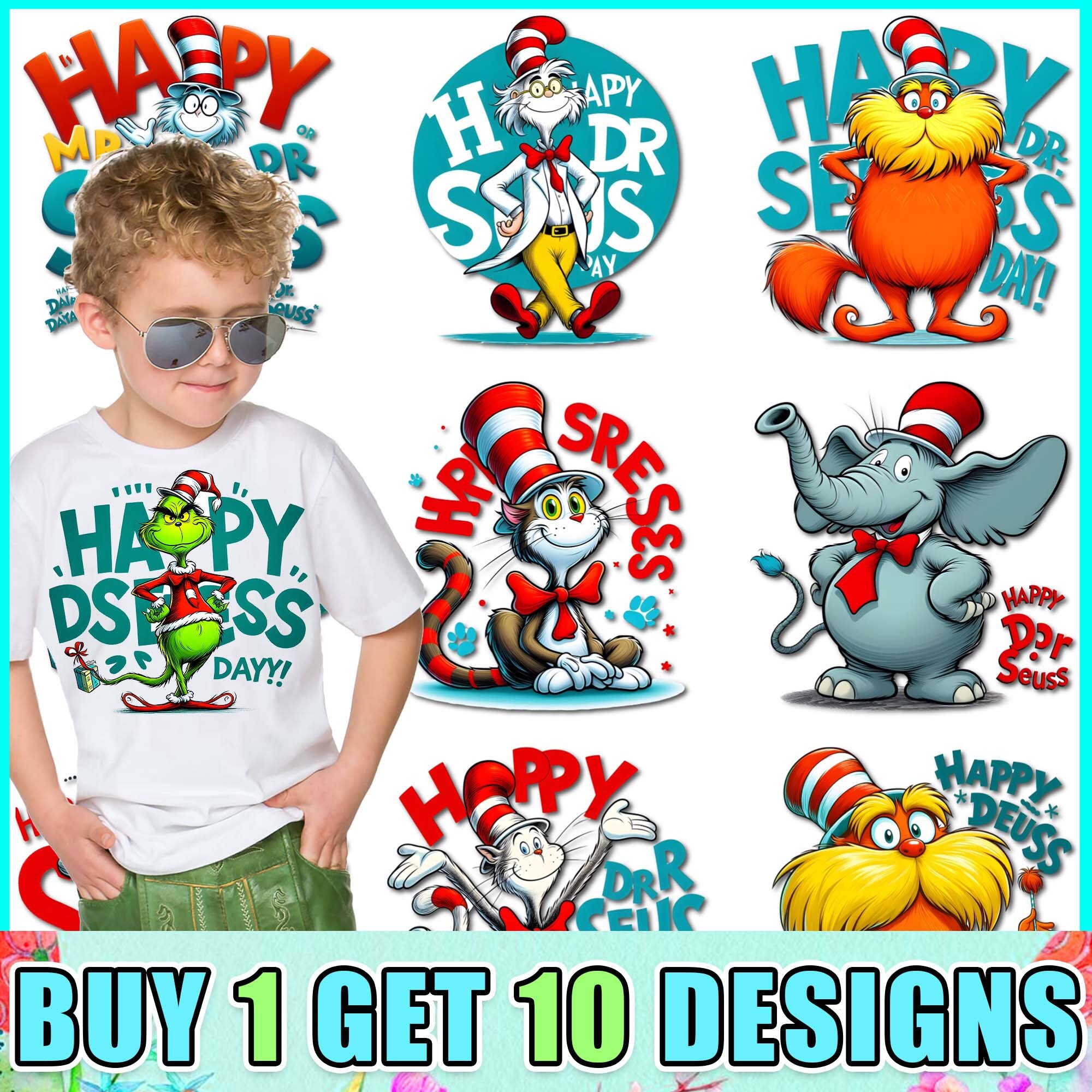 Dr. Seuss the Lorax PNG, Read Across America, Dr. Seuss Day Png, Dr ...