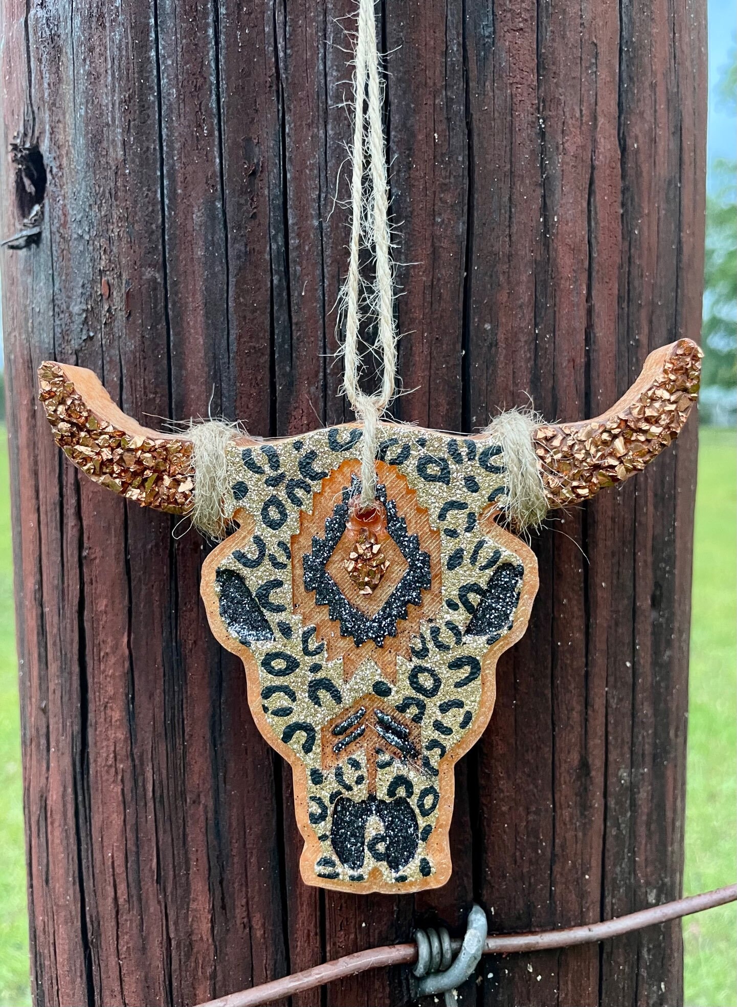 Bull Skull Car Freshie - Etsy