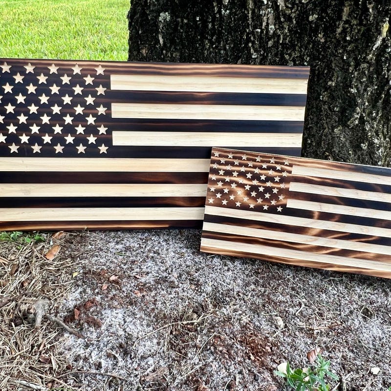 Rustic American Flag - Etsy
