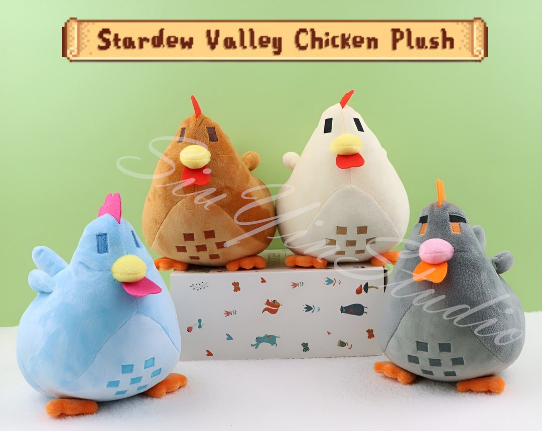 Stardew Valley Plush Stardew Valley Chicken Plush Stardew - Etsy UK
