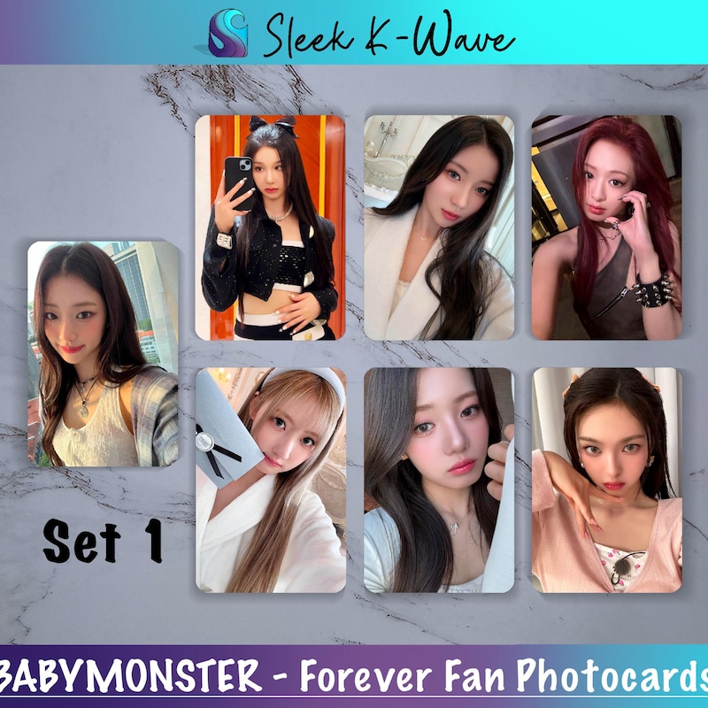 Babymonster Photocard - Etsy