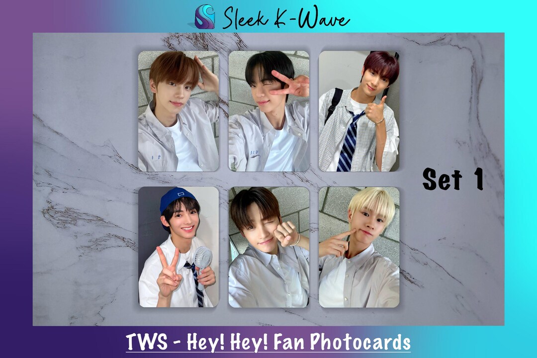 TWS - Hey! Hey! Custom Fan-made K-pop Photocards - Etsy