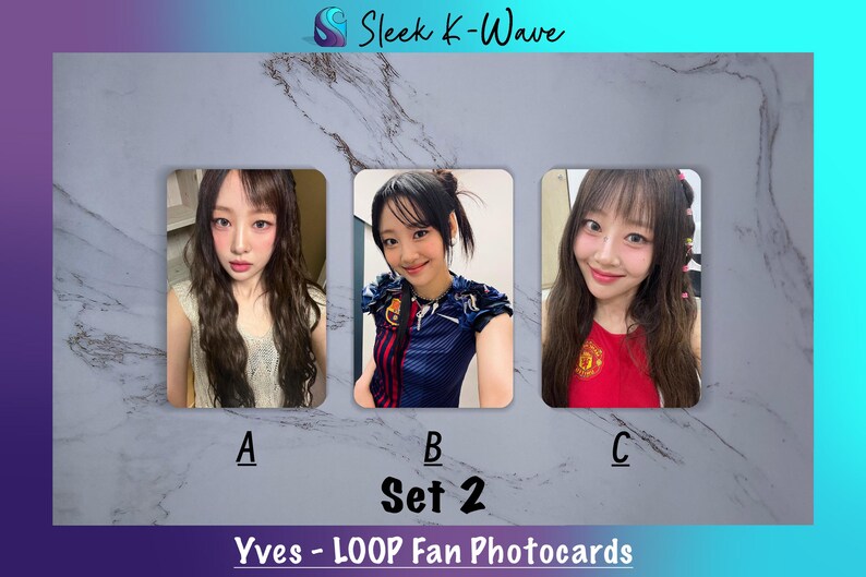 Yves - Loop Custom Fan-made K-pop Photocards - Etsy