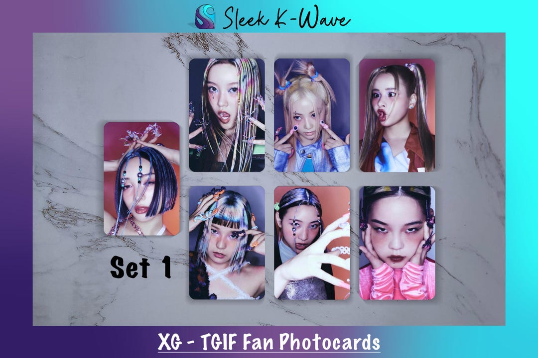 XG (xtraordinary Girls) - TGIF Custom Fan-made K-pop Photocards - Etsy