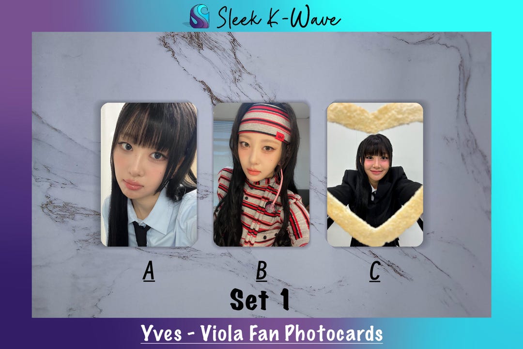 Yves - Viola Custom Fan-made K-pop Photocards - Etsy