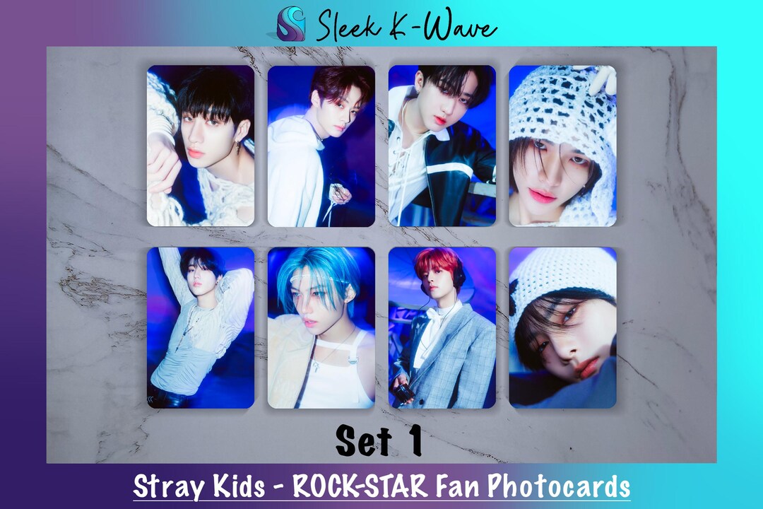 Stray Kids - ROCK-STAR Custom Fan-made K-pop Photocards - Etsy