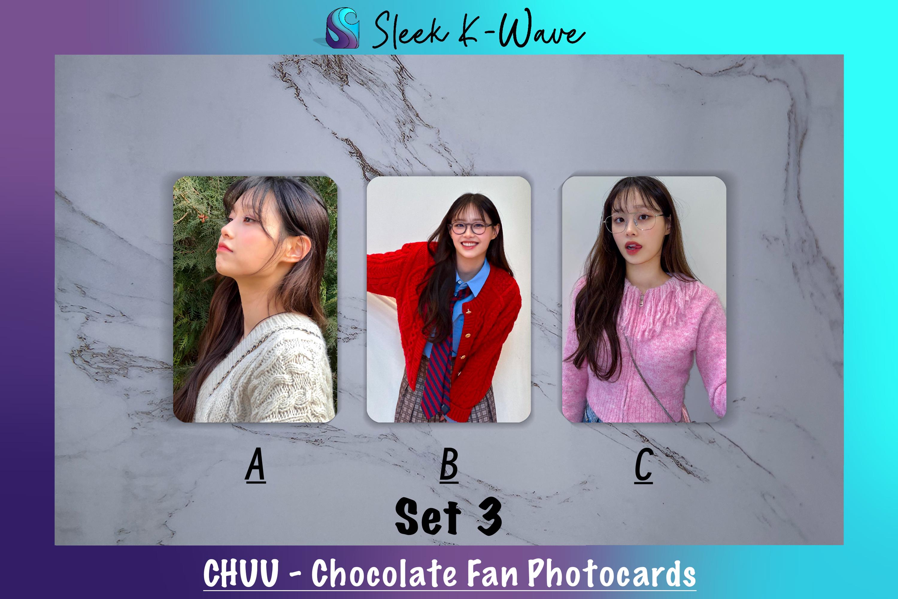 CHUU - Chocolate Custom Fan-made K-pop Photocards - Etsy
