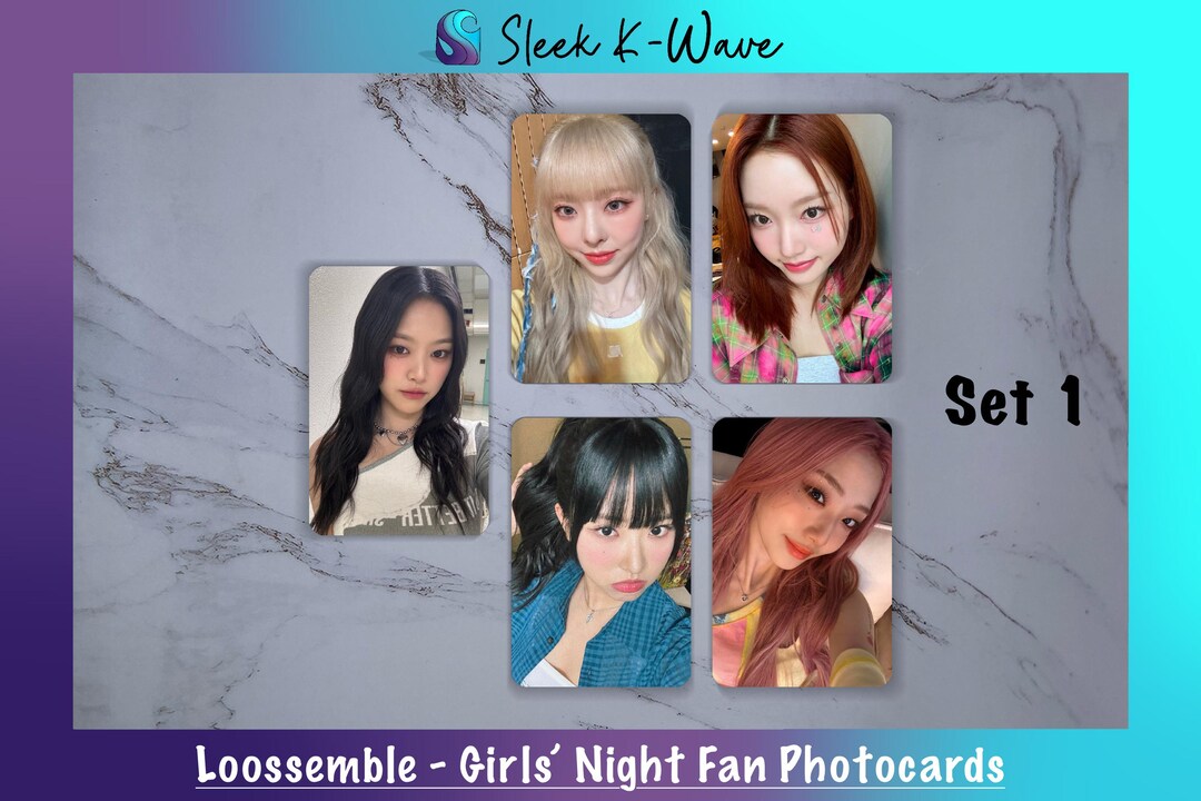 Loossemble - Girls' Night Custom Fan-made K-pop Photocards - Etsy