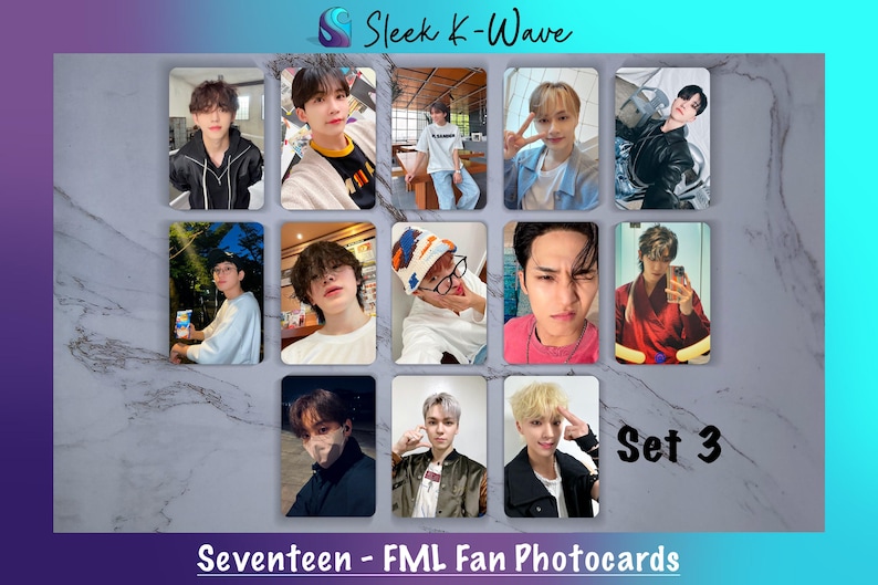 Seventeen - FML Custom Fan-made K-pop Photocards - Etsy