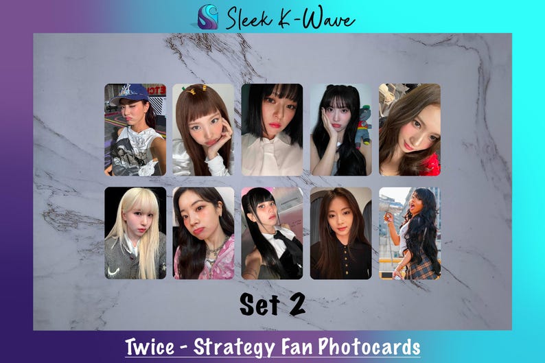 Twice - Strategy Custom Fan-made K-pop Photocards - Etsy