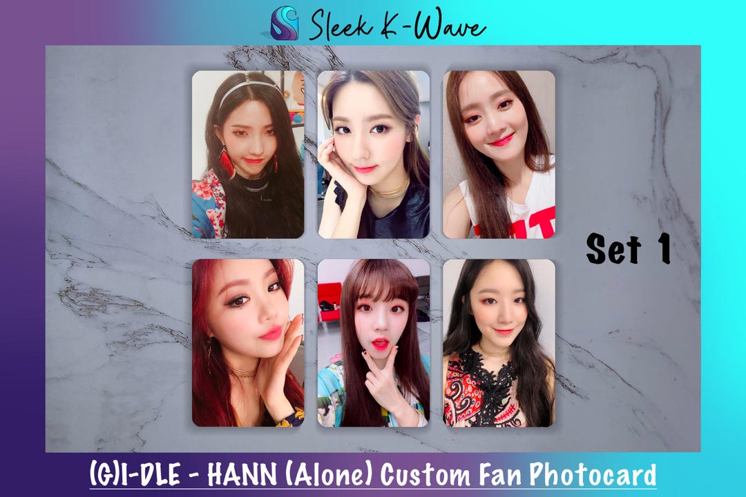 GIDLE - HANN (alone) Custom Fan-made K-pop Photocards - Etsy