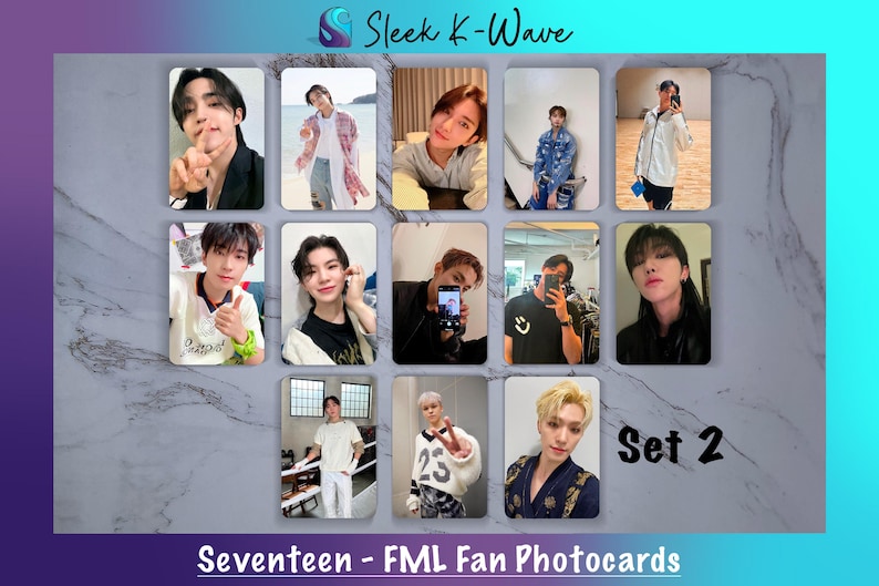 Seventeen - FML Custom Fan-made K-pop Photocards - Etsy