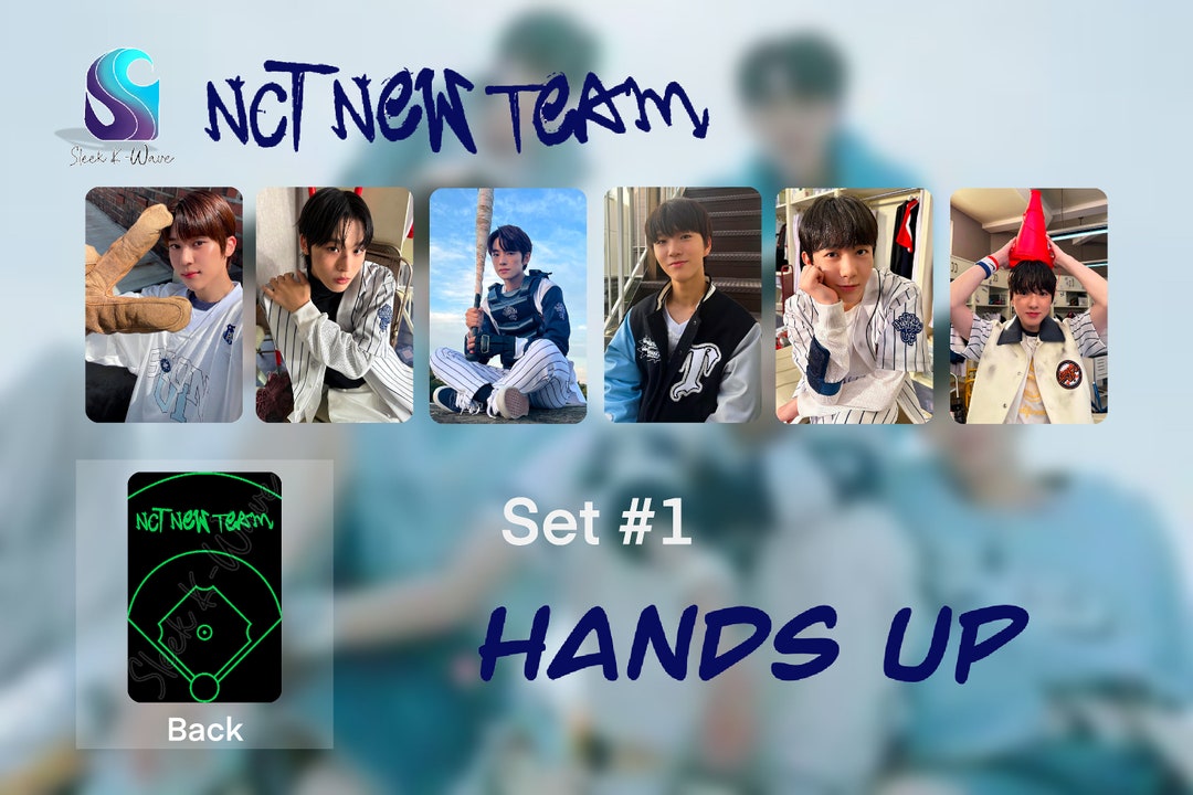 NCT New Team Hands up Custom K-pop Photocards - Etsy