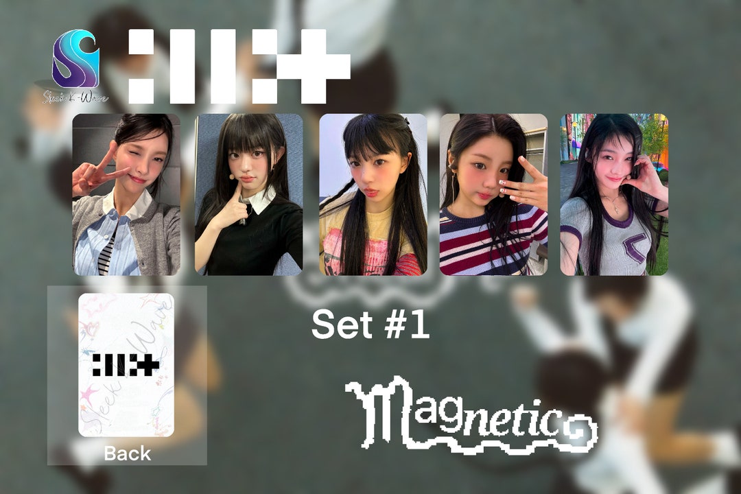 ILLIT Magnetic Name Custom Fan-made K-pop Photocards - Etsy