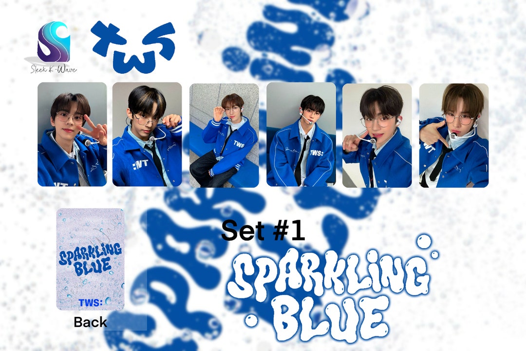 TWS Sparking Blue Custom K-pop Photocards - Etsy