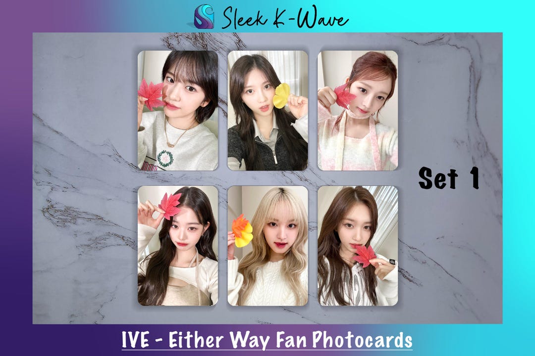 IVE - Either Way Custom Fan-made K-pop Photocards - Etsy